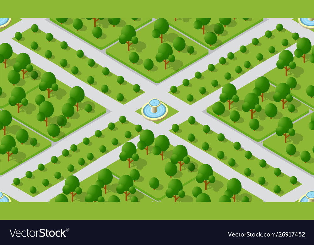 Seamless urban plan pattern Royalty Free Vector Image