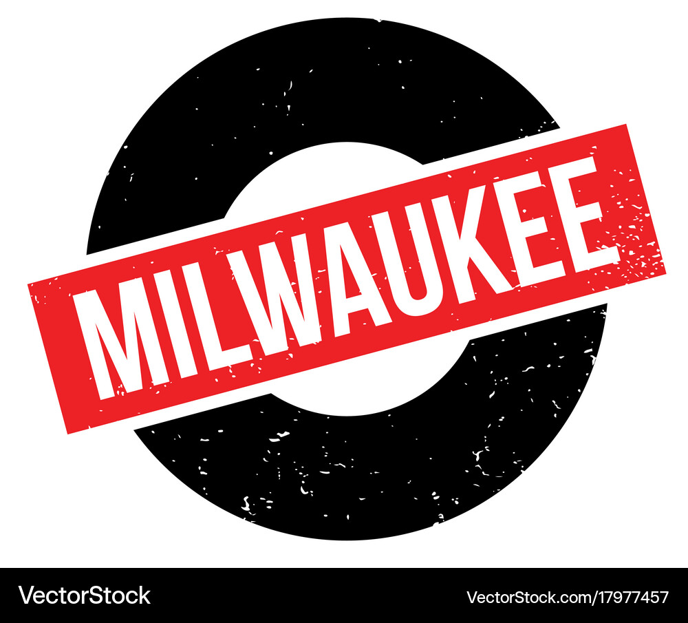 Milwaukee rubber stamp Royalty Free Vector Image