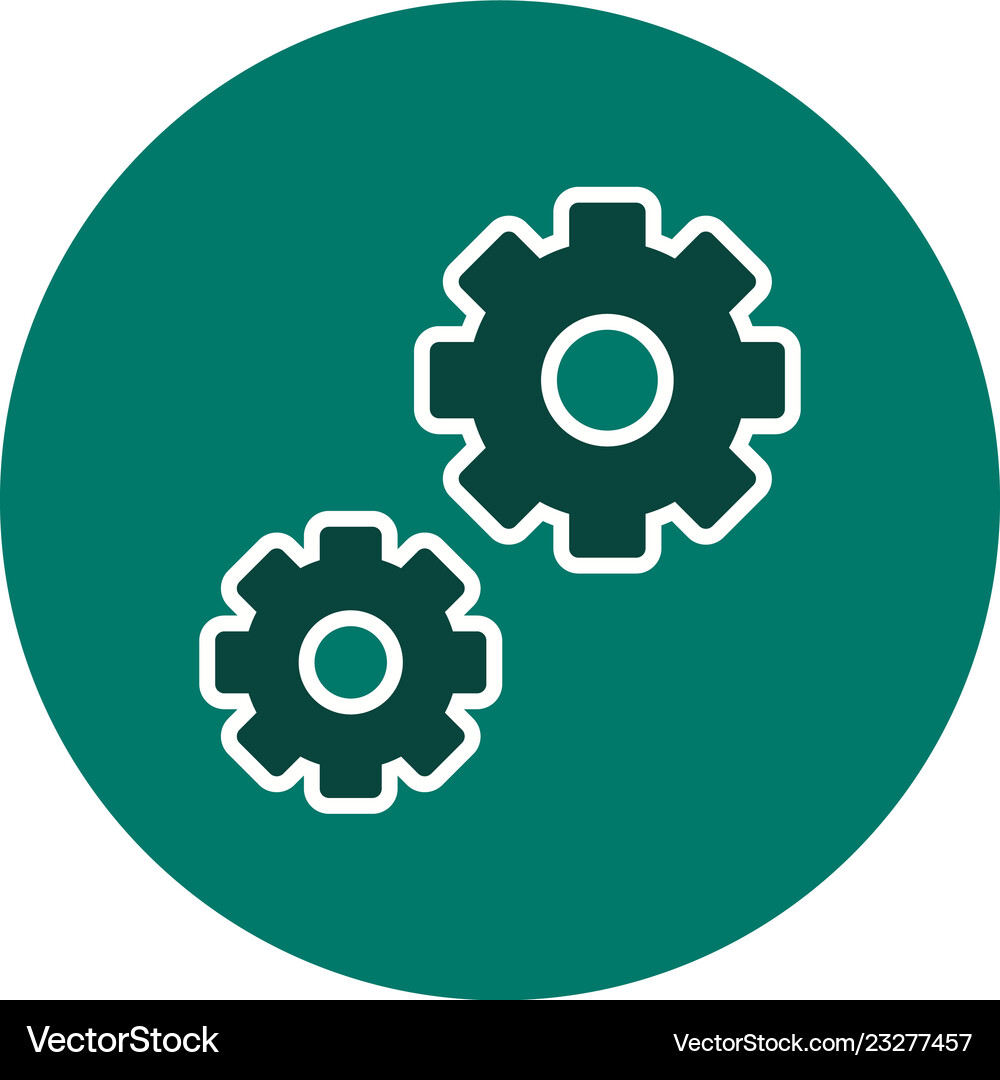 Settings icon Royalty Free Vector Image - VectorStock