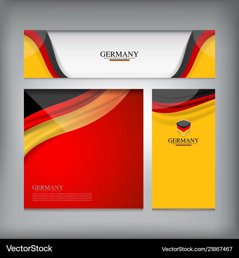 Banner of germany Royalty Free Vector Image - VectorStock