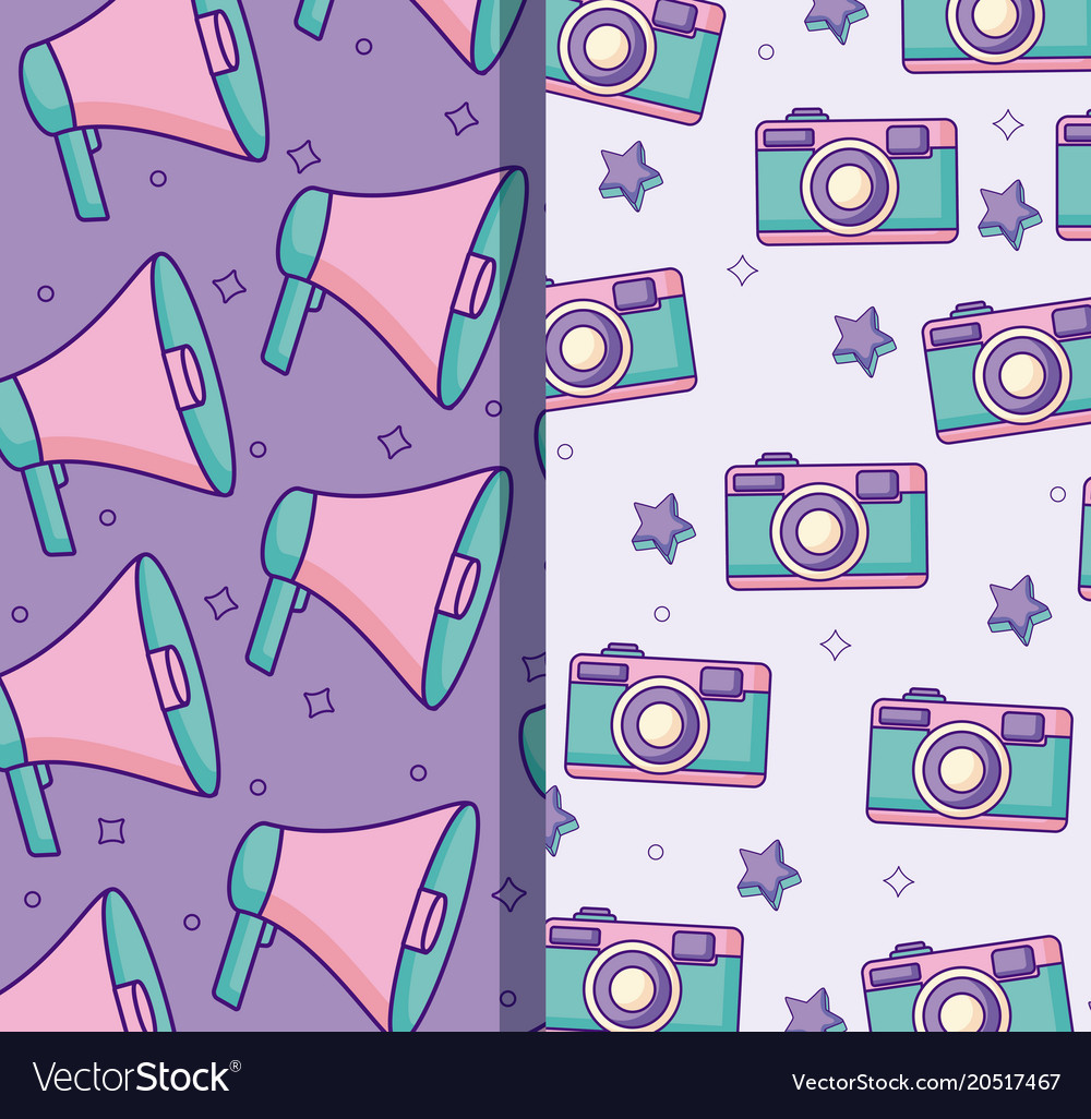 Colorful patterns design Royalty Free Vector Image