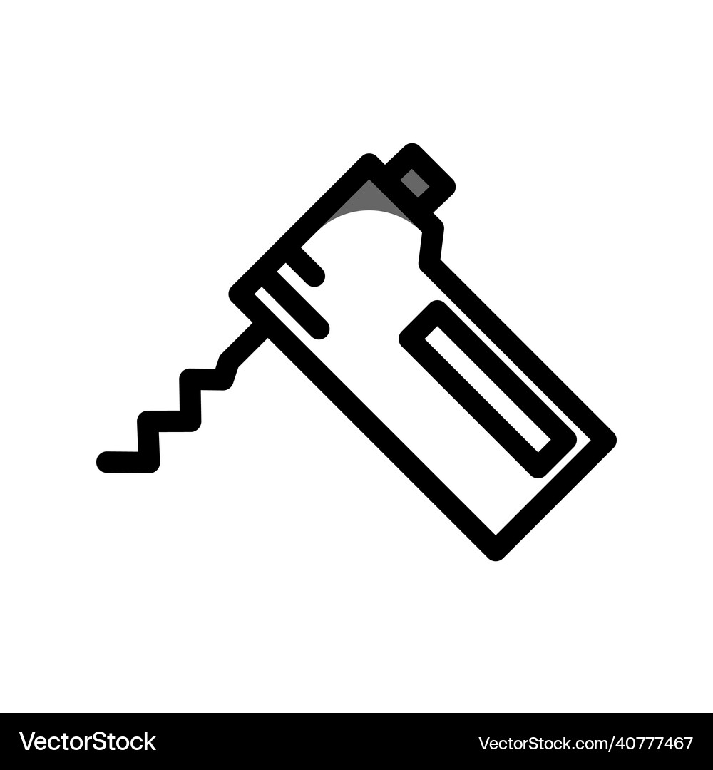 Graphic of mixer icon Royalty Free Vector Image
