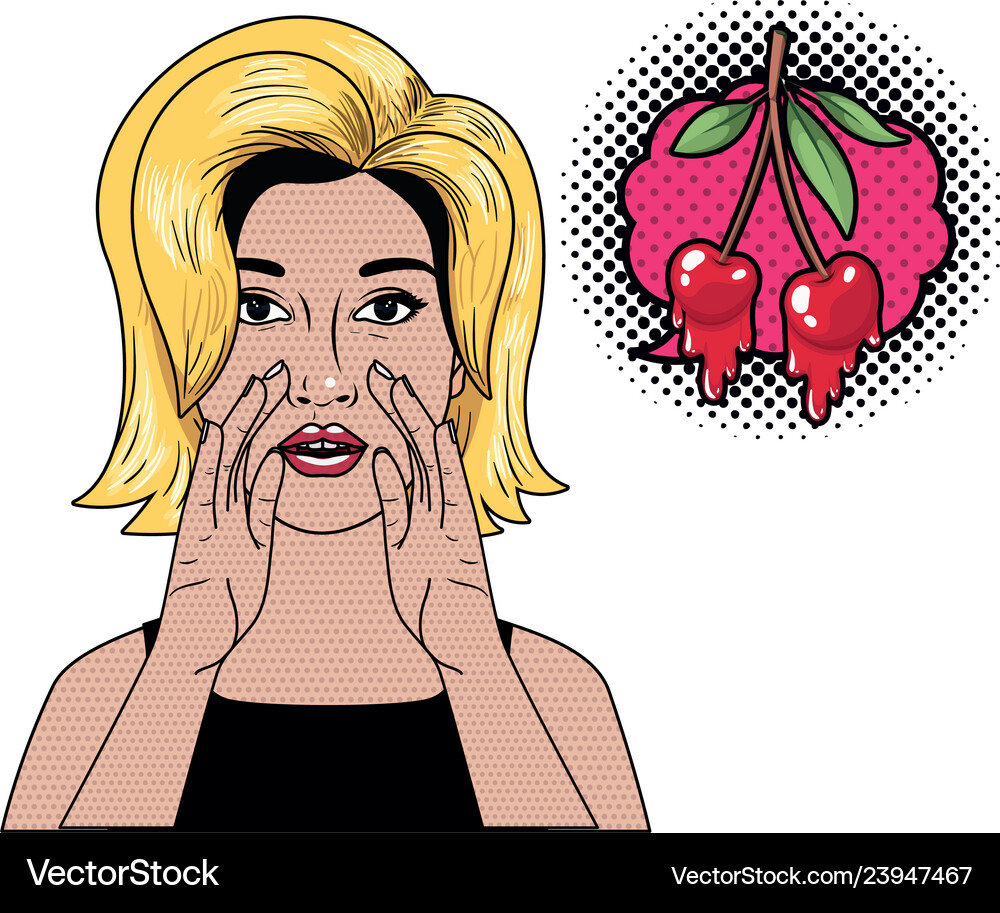 Woman telling a secret with speech bubble Vector Image