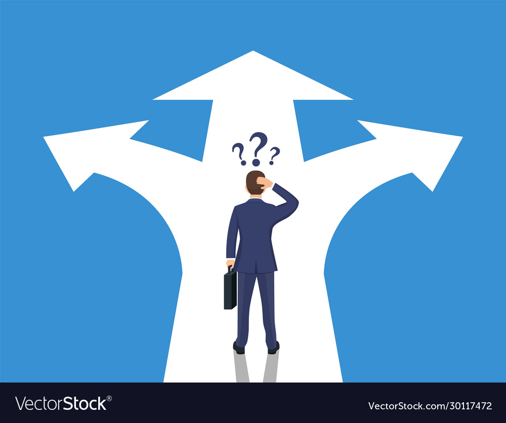 Choice way concept Royalty Free Vector Image - VectorStock Choice way concept Royalty Free Vector Image - VectorStock
