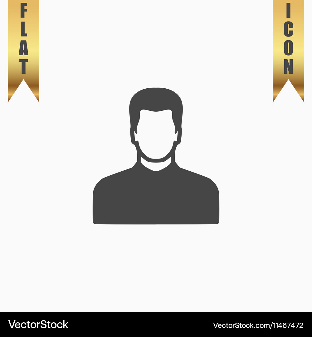 Male avatar profile picture Royalty Free Vector Image