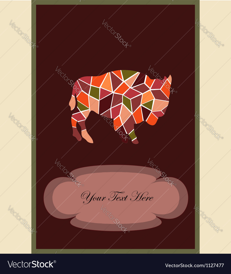 Buffalo Royalty Free Vector Image - VectorStock