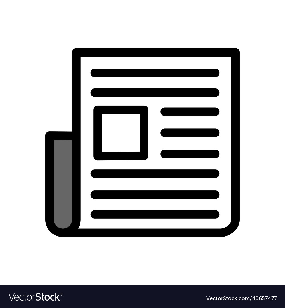 Newspaper Royalty Free Vector Image - VectorStock