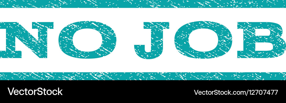 No job watermark stamp Royalty Free Vector Image