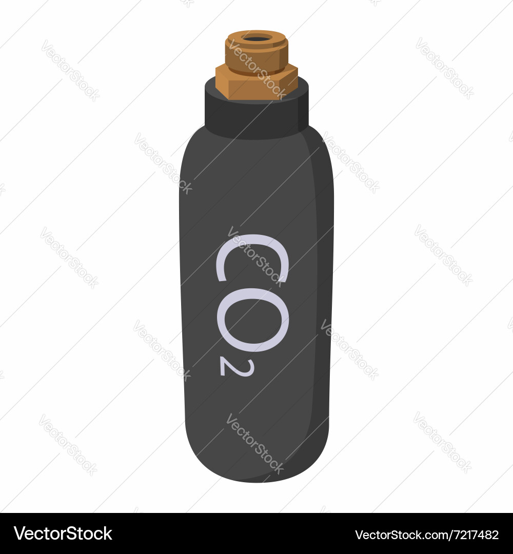 Gas hand grenade cartoon icon Royalty Free Vector Image