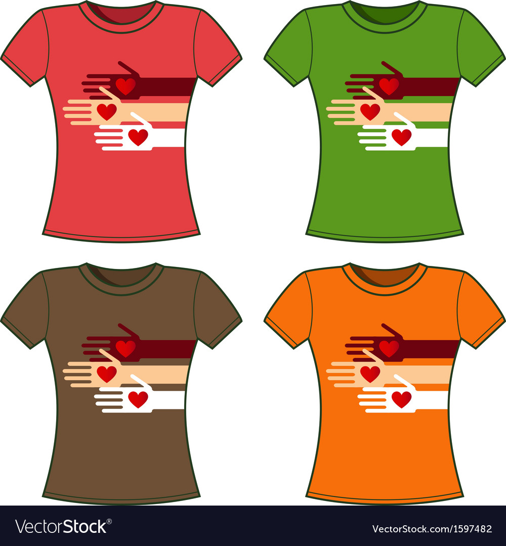 T shirt Print Royalty Free Vector Image VectorStock