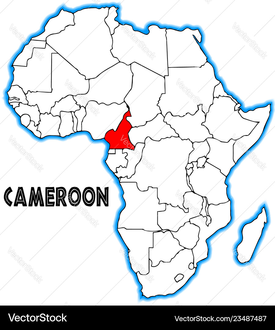 Cameroon Royalty Free Vector Image - VectorStock
