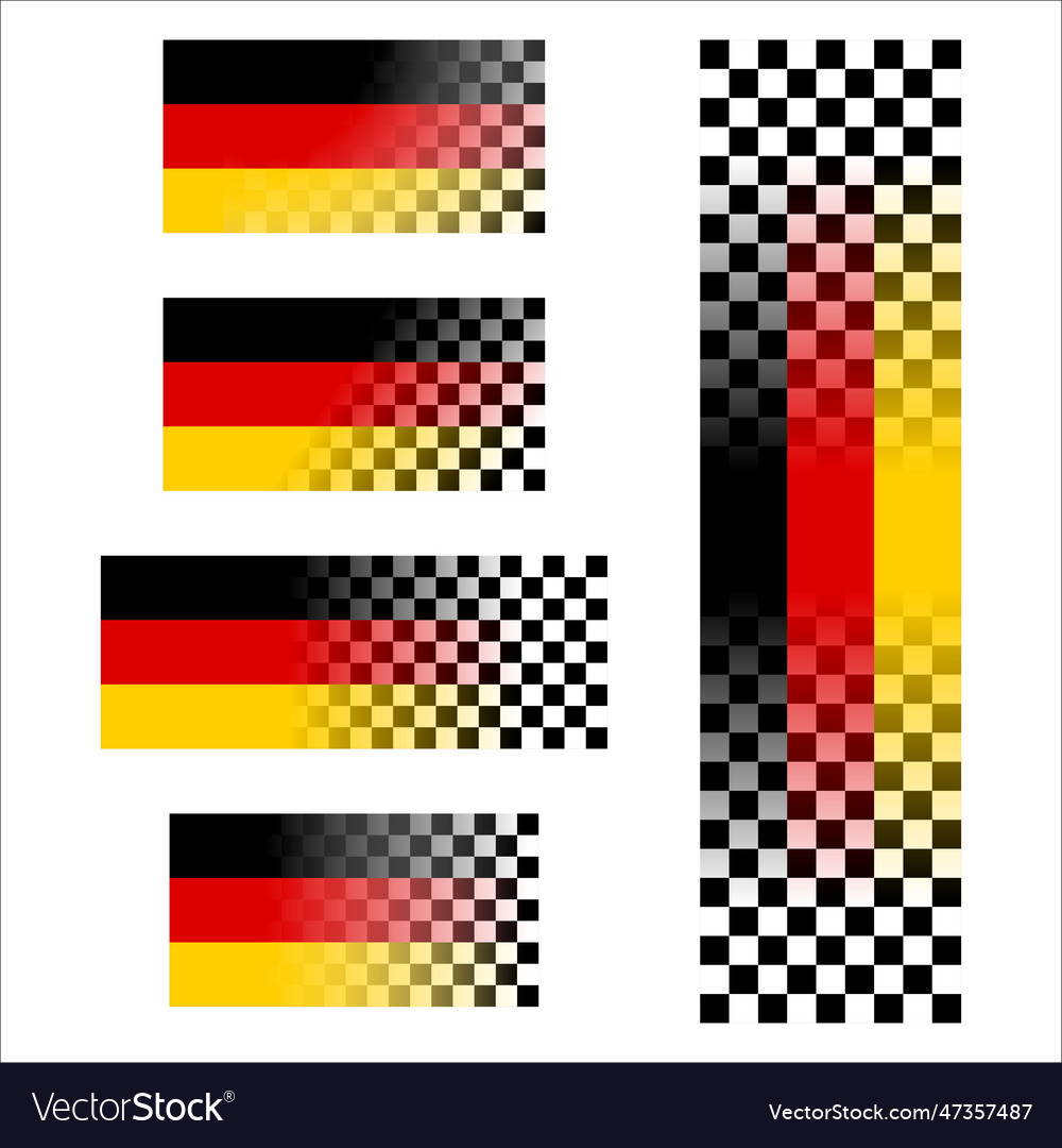 Checkered racing flags Royalty Free Vector Image