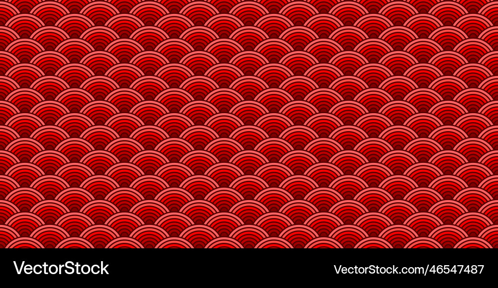 Colorful chinese and japanese seamless pattern Vector Image