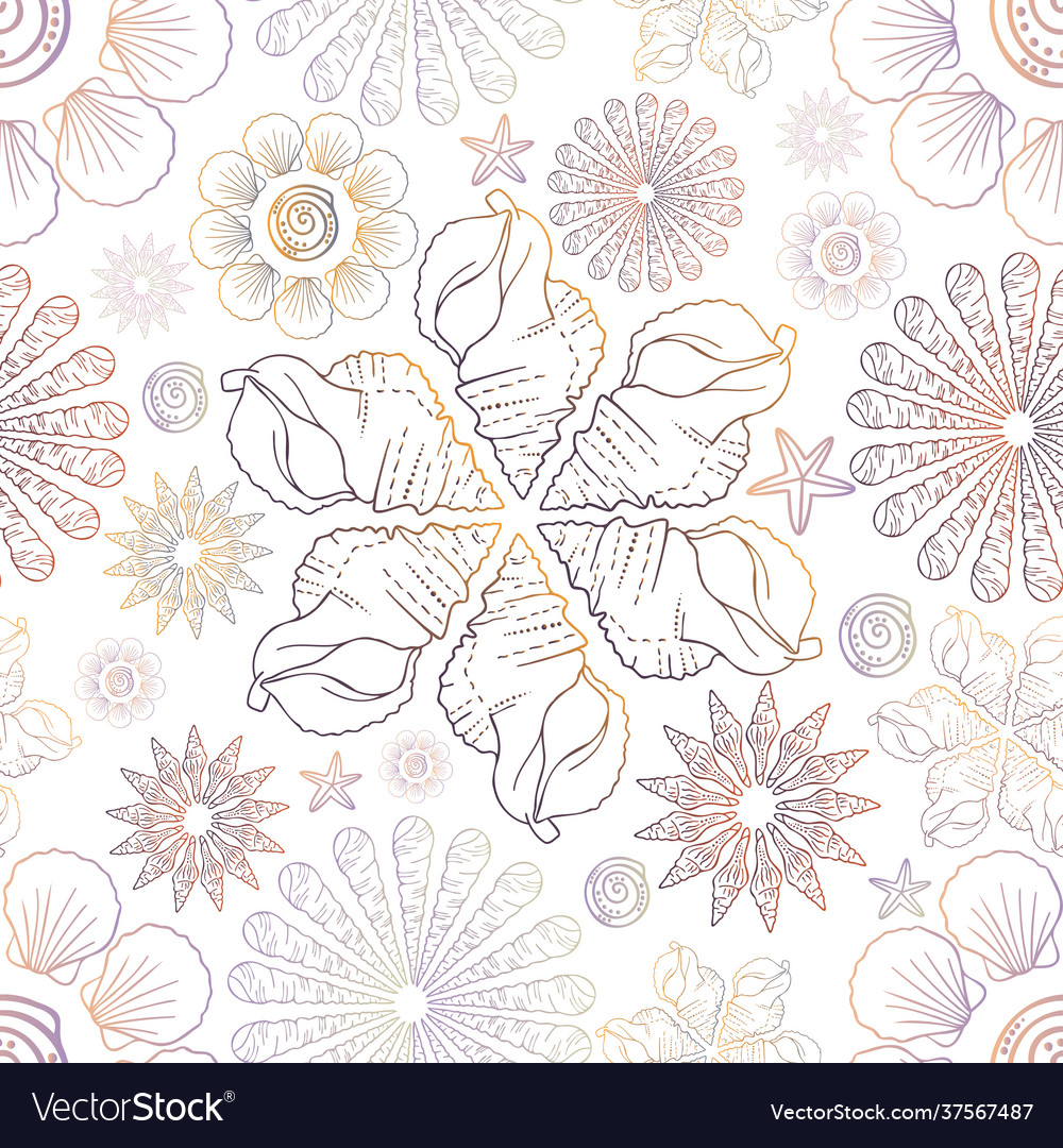 Decorative seamless elegant pattern design Vector Image