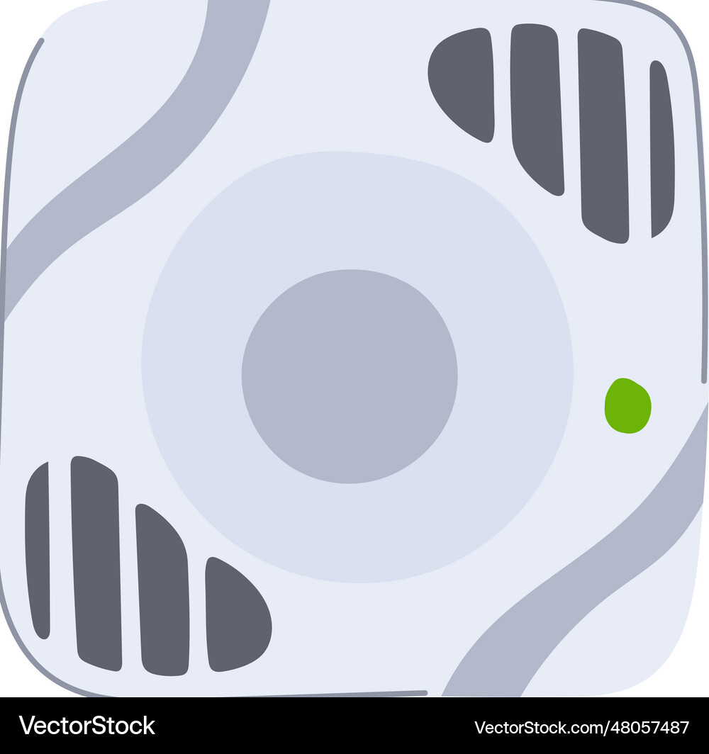 House smoke detector cartoon Royalty Free Vector Image