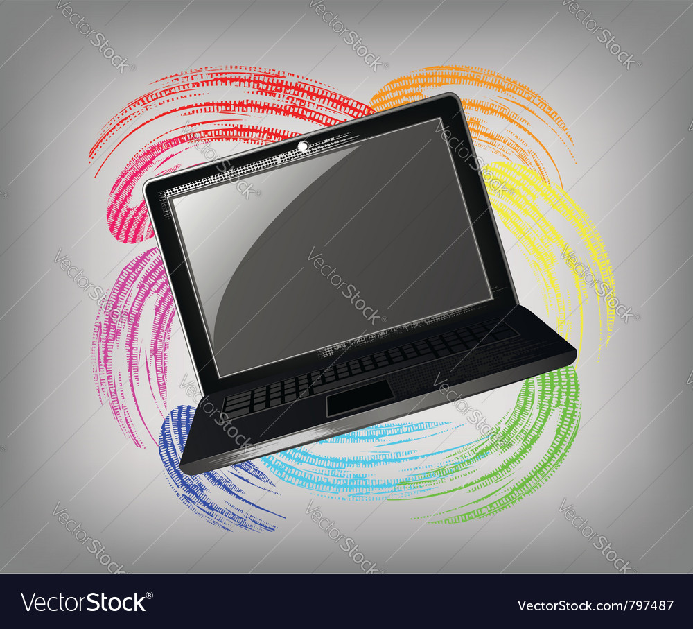 Laptop computer Royalty Free Vector Image - VectorStock Laptop computer Royalty Free Vector Image - VectorStock