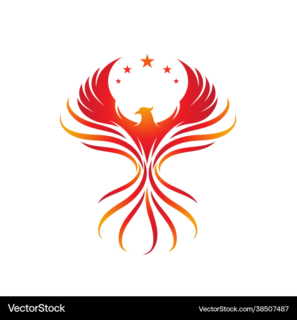 Phoenix icon Royalty Free Vector Image - VectorStock