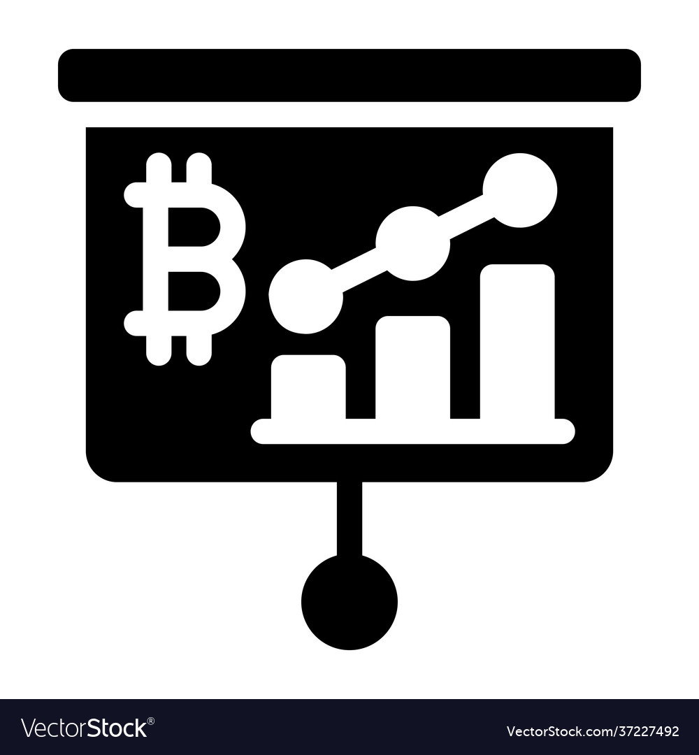 Bitcoin presentation Royalty Free Vector Image