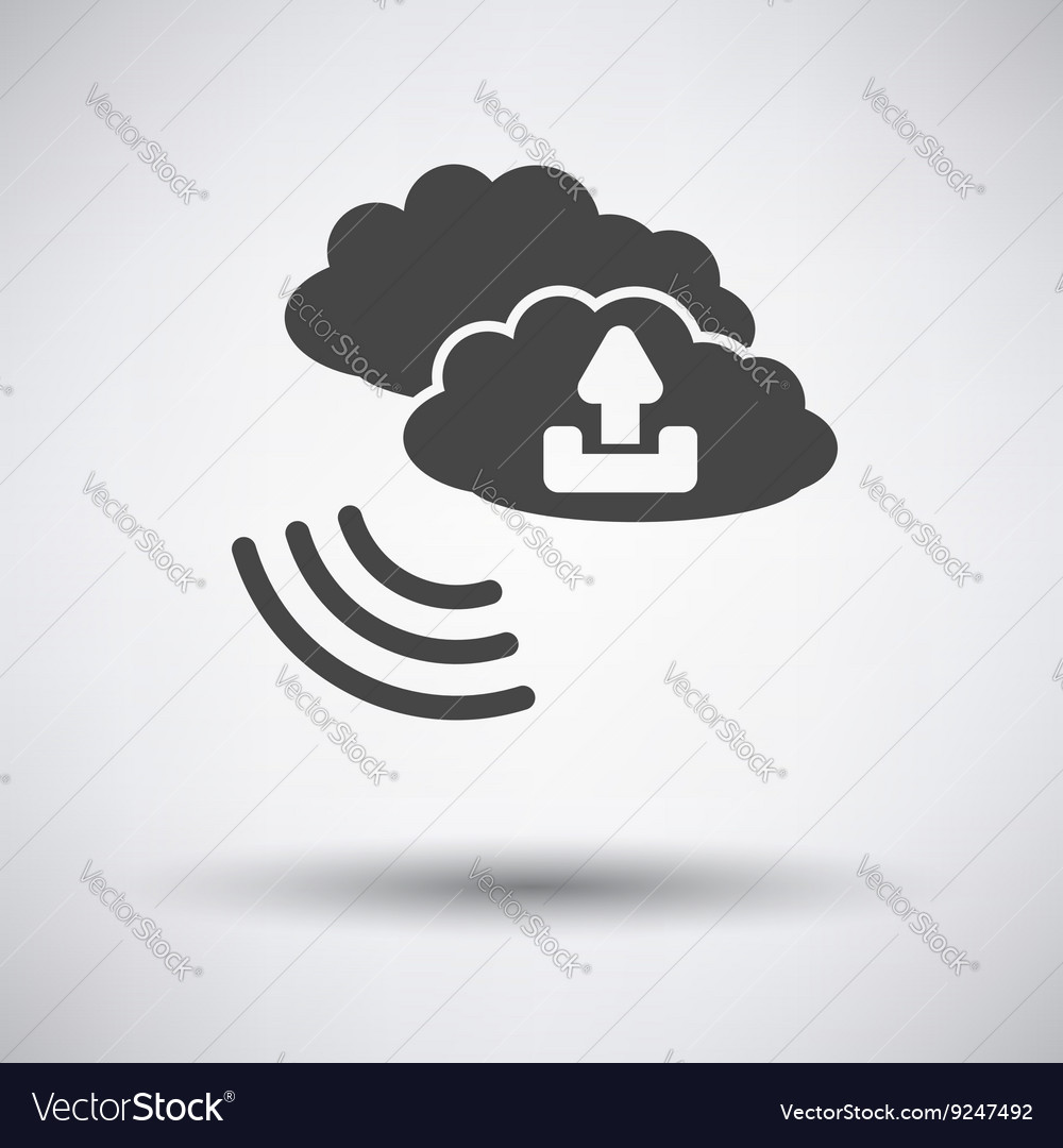 Cloud connection icon Royalty Free Vector Image