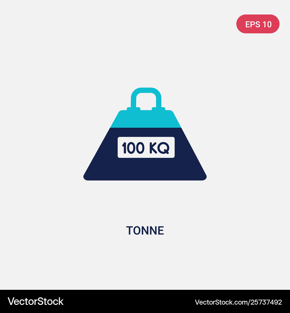 Two color tonne icon from education concept Vector Image
