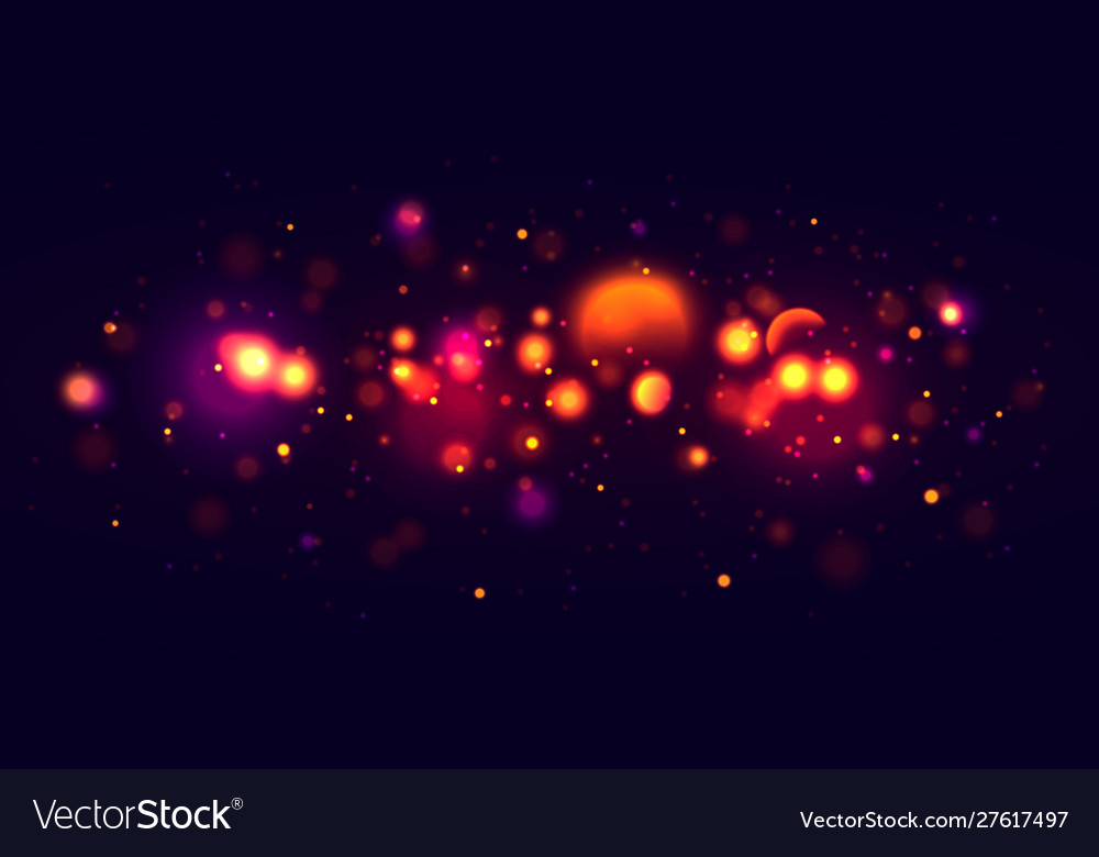 Abstract glowing lights Royalty Free Vector Image