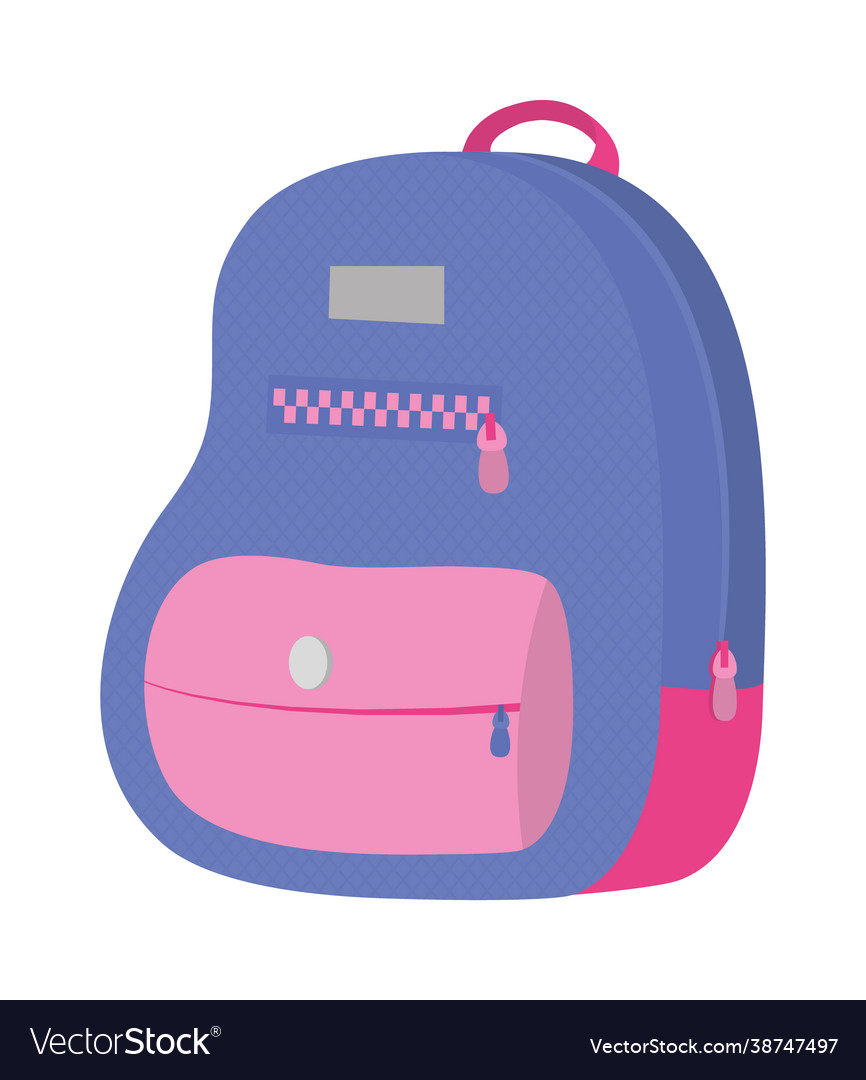 School backpack icon Royalty Free Vector Image