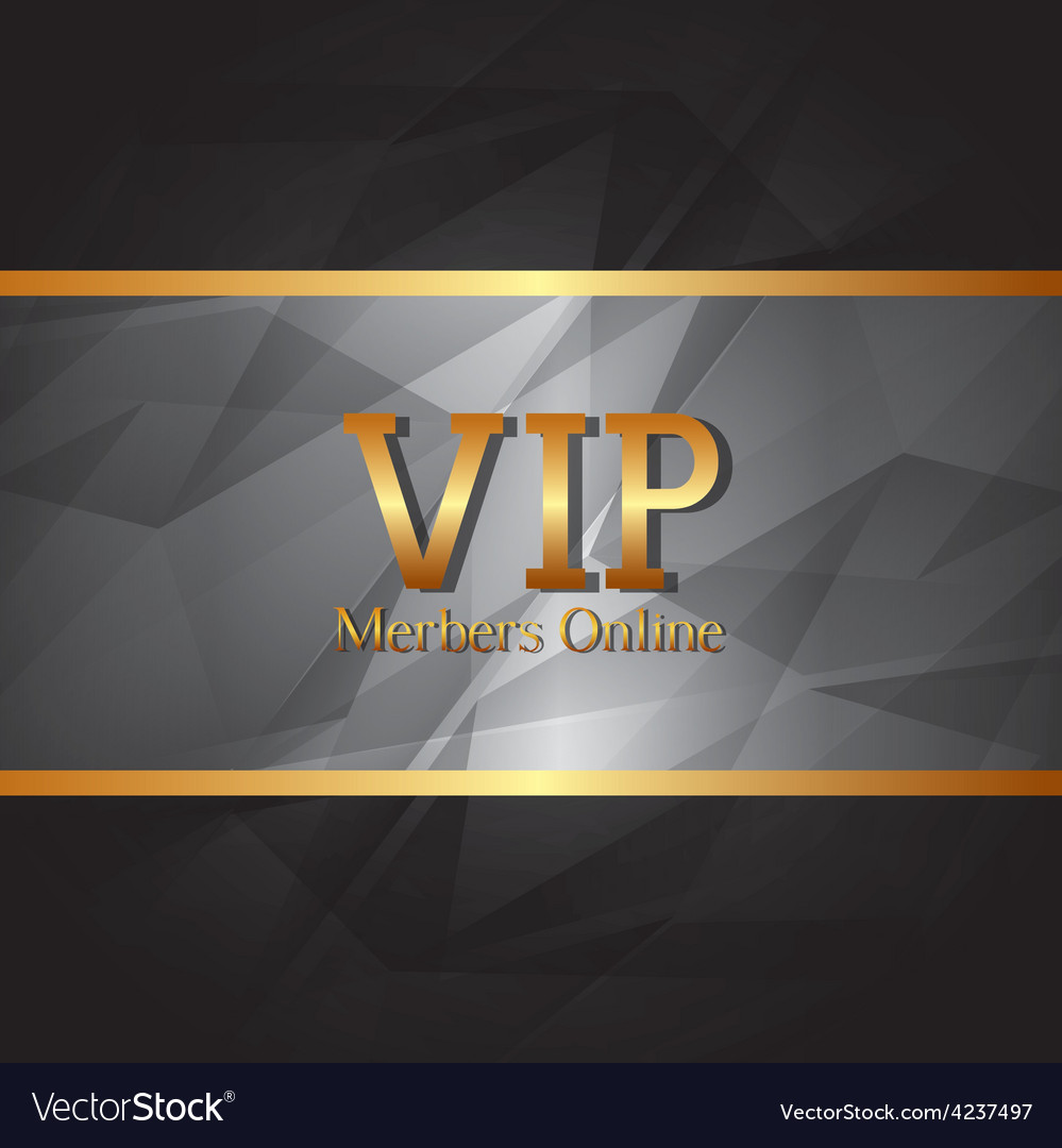 Vip design Royalty Free Vector Image - VectorStock