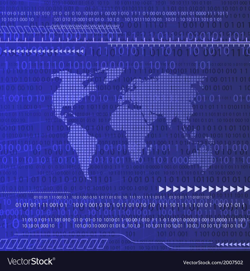 Digital background Royalty Free Vector Image - VectorStock