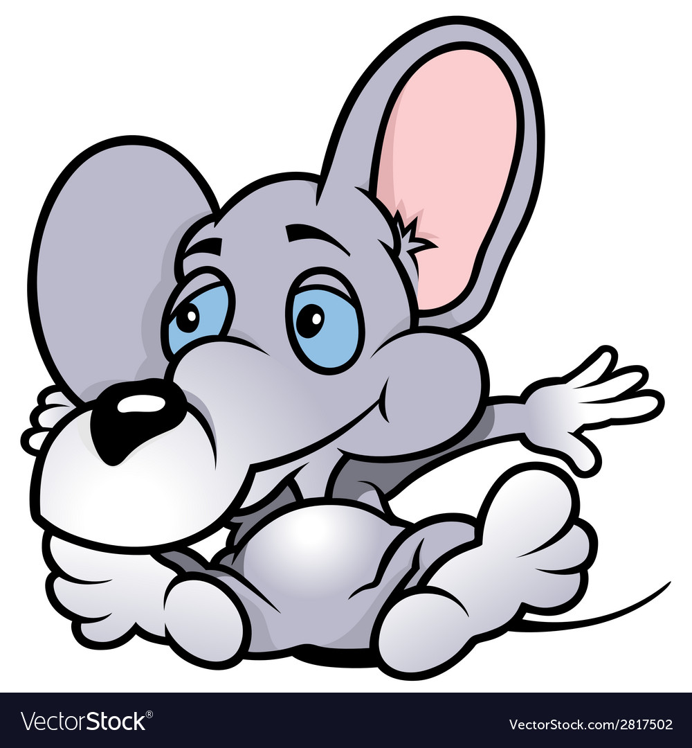 Sitting Mouse Royalty Free Vector Image - VectorStock