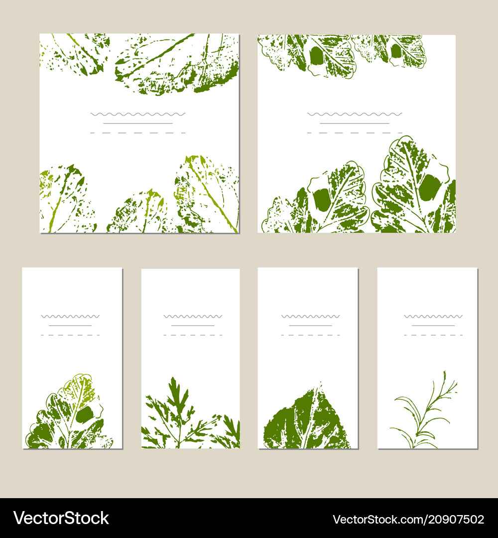 Template label with hand draw wild flowers Vector Image