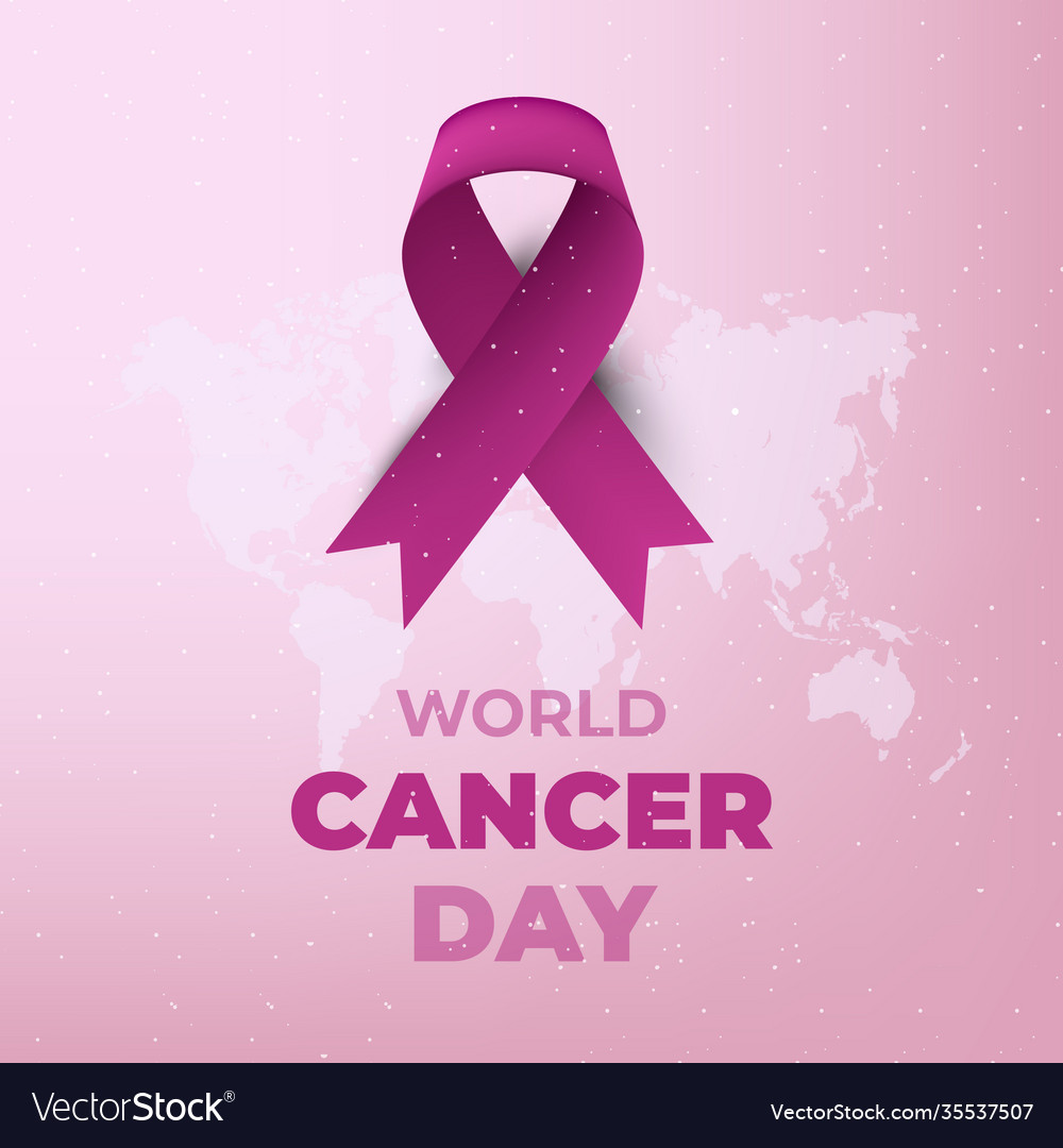 4 february world cancer day poster or banner Vector Image 4 february world cancer day poster or banner Vector Image
