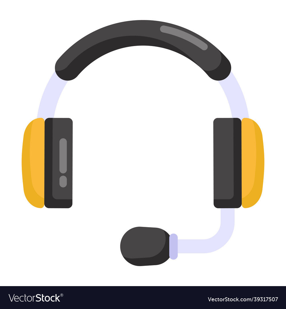Headset Royalty Free Vector Image - VectorStock
