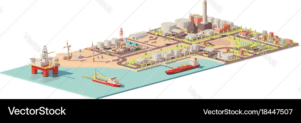 Oil extraction and consumption infographic Vector Image