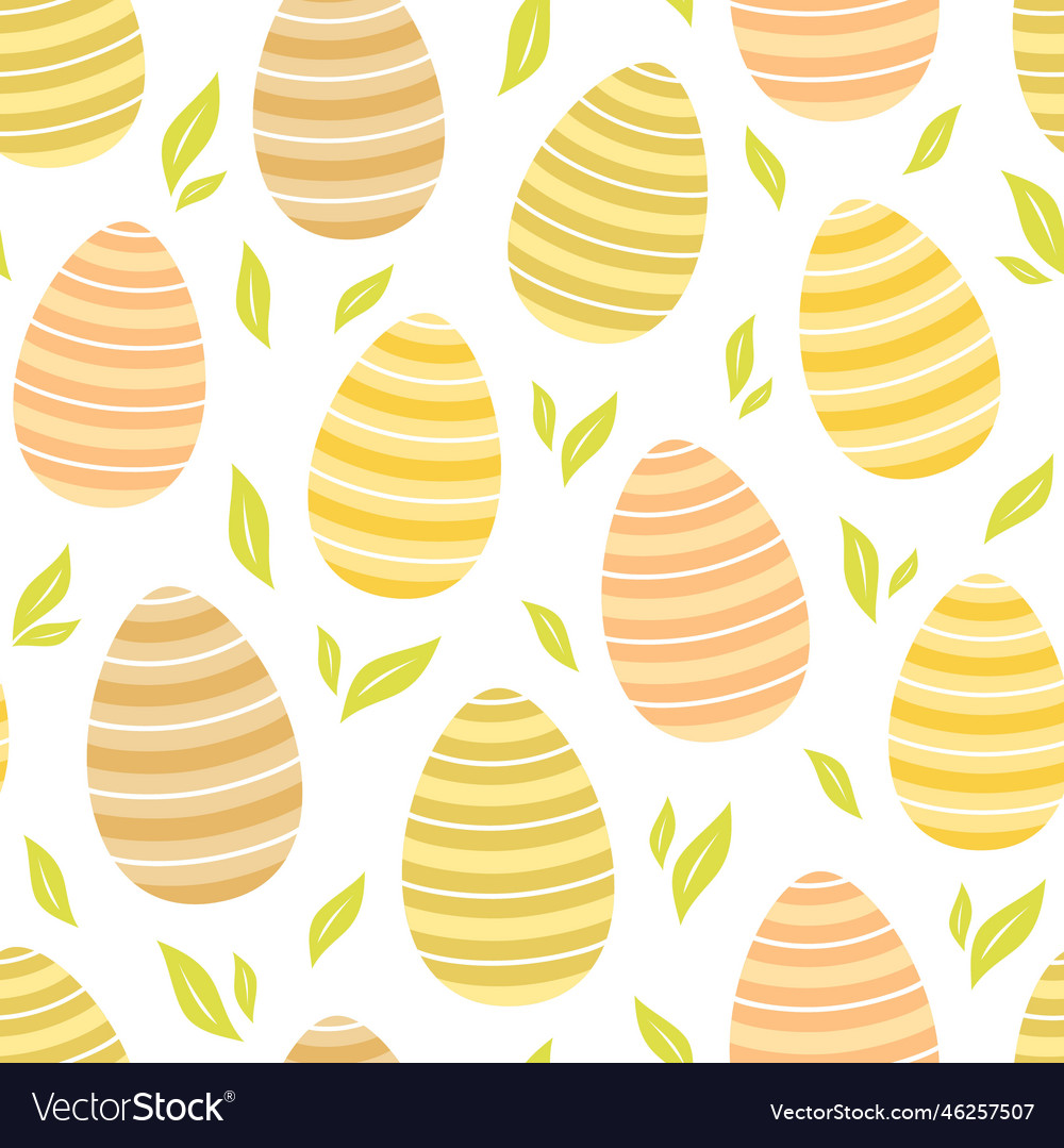 Seamless easter pattern Royalty Free Vector Image