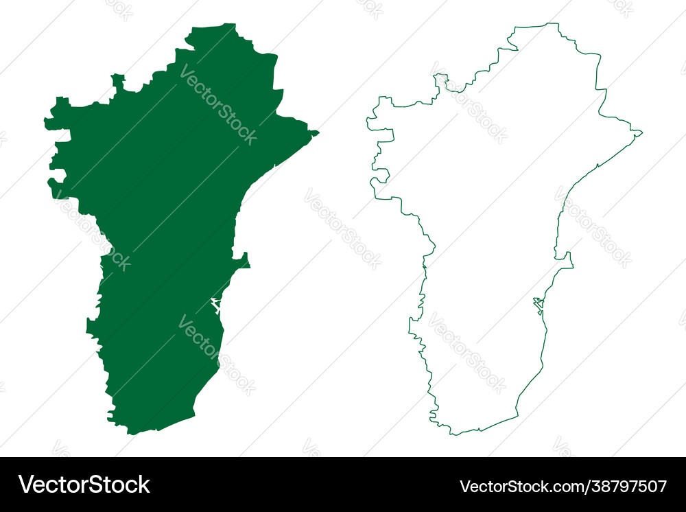 Thoothukudi district tamil nadu state republic Vector Image