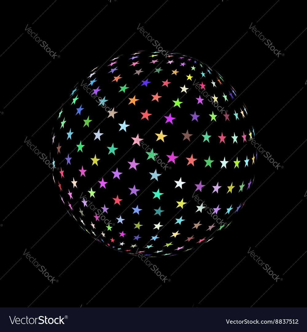 Abstract sphere element Royalty Free Vector Image