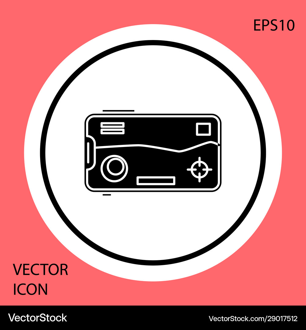 Black smartphone and playing in game icon Vector Image