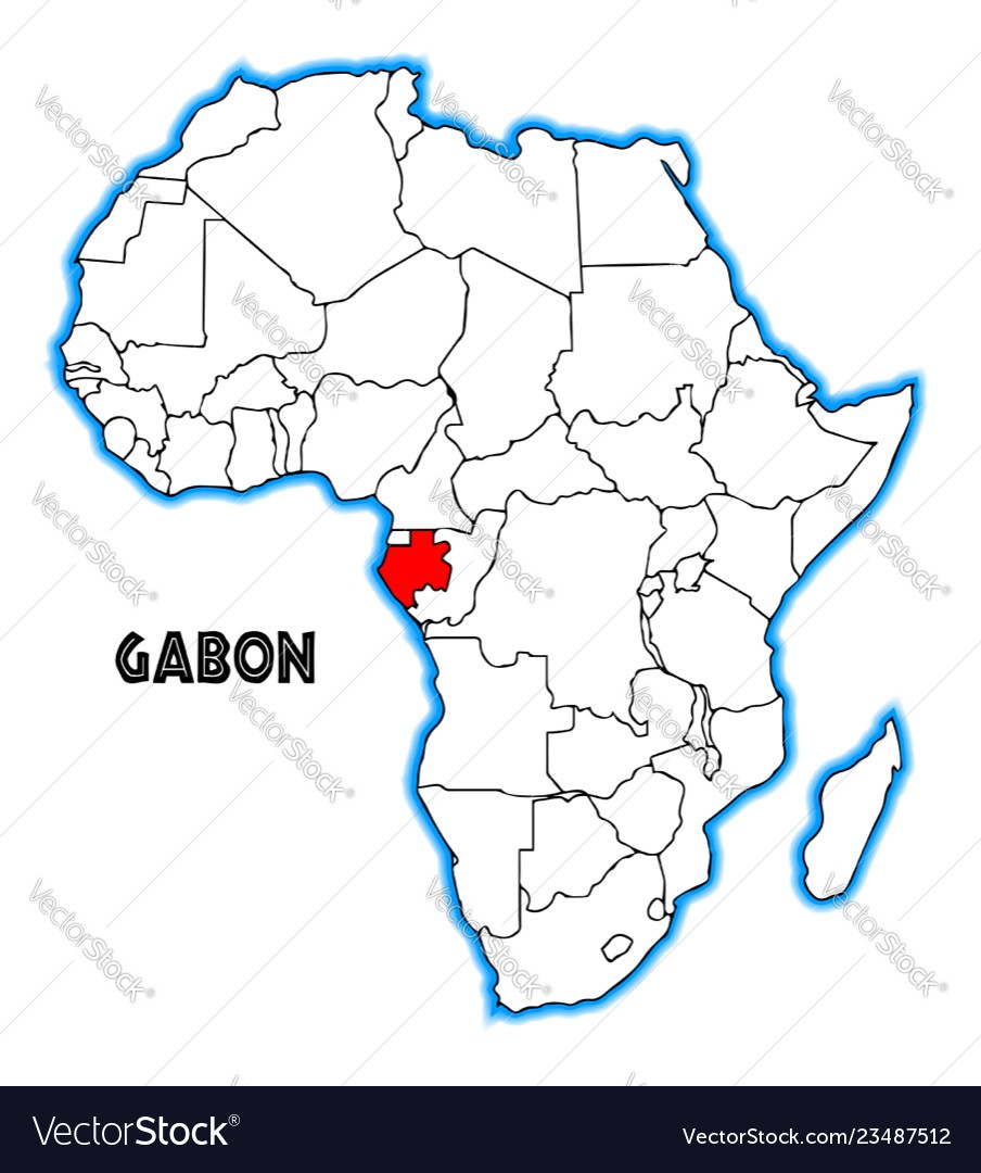 Gabon Royalty Free Vector Image - VectorStock