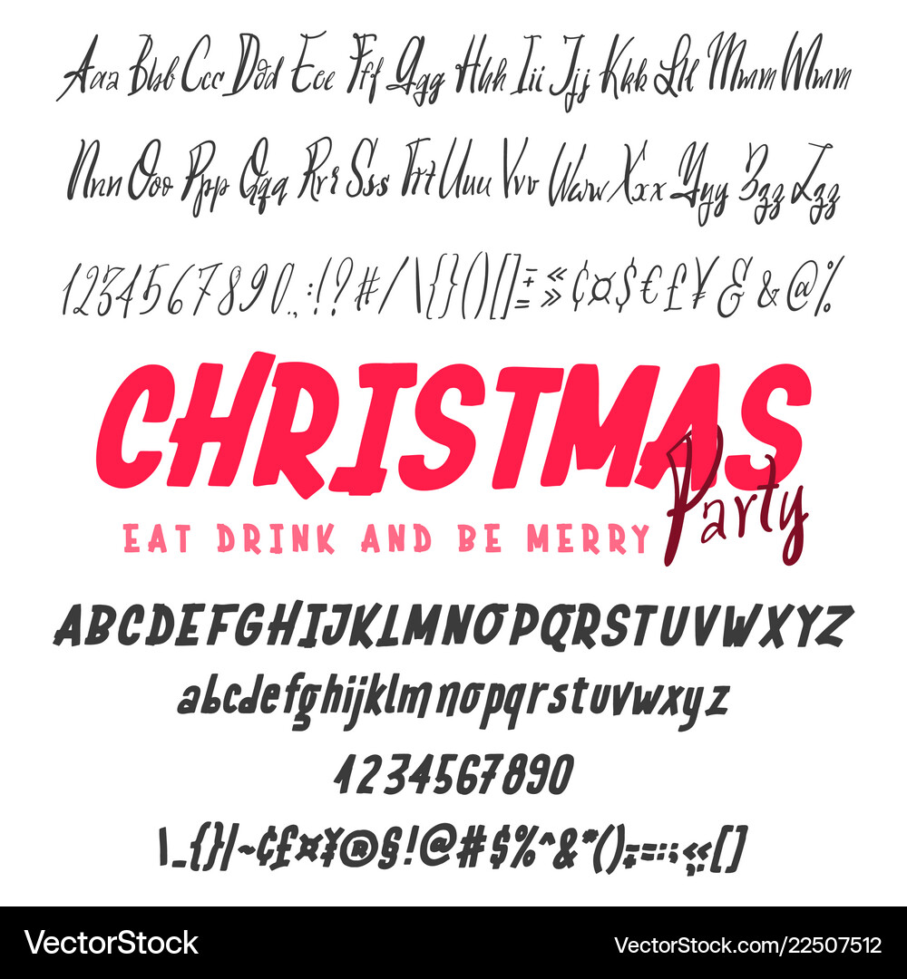 Join us for a christmas party horizontal flyer Vector Image