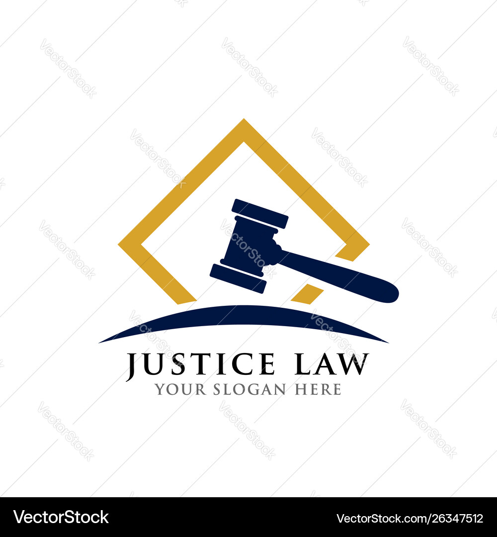 Judge's Hammer Gavel Icon Royalty Free Vector Image