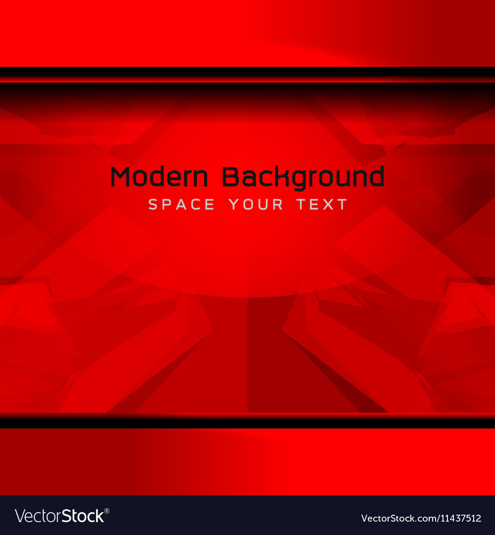 Red Geometric Background Royalty Free Vector Image