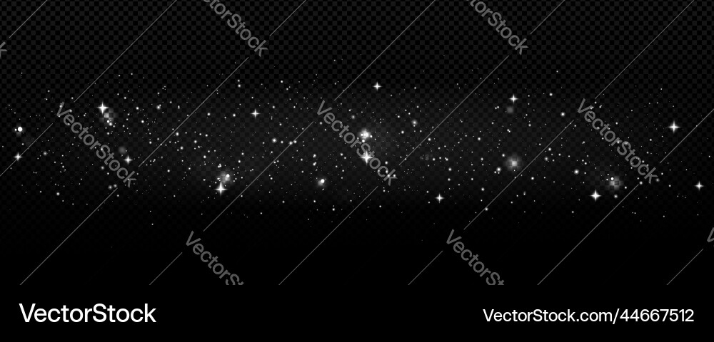 Stardust sparkles glitter star dust or twinkle Vector Image