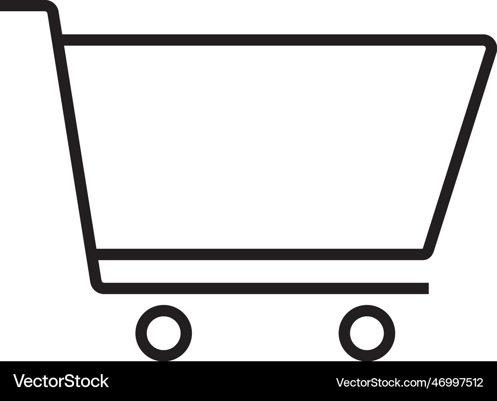 Wishlist e-commers icon with black outline style Vector Image