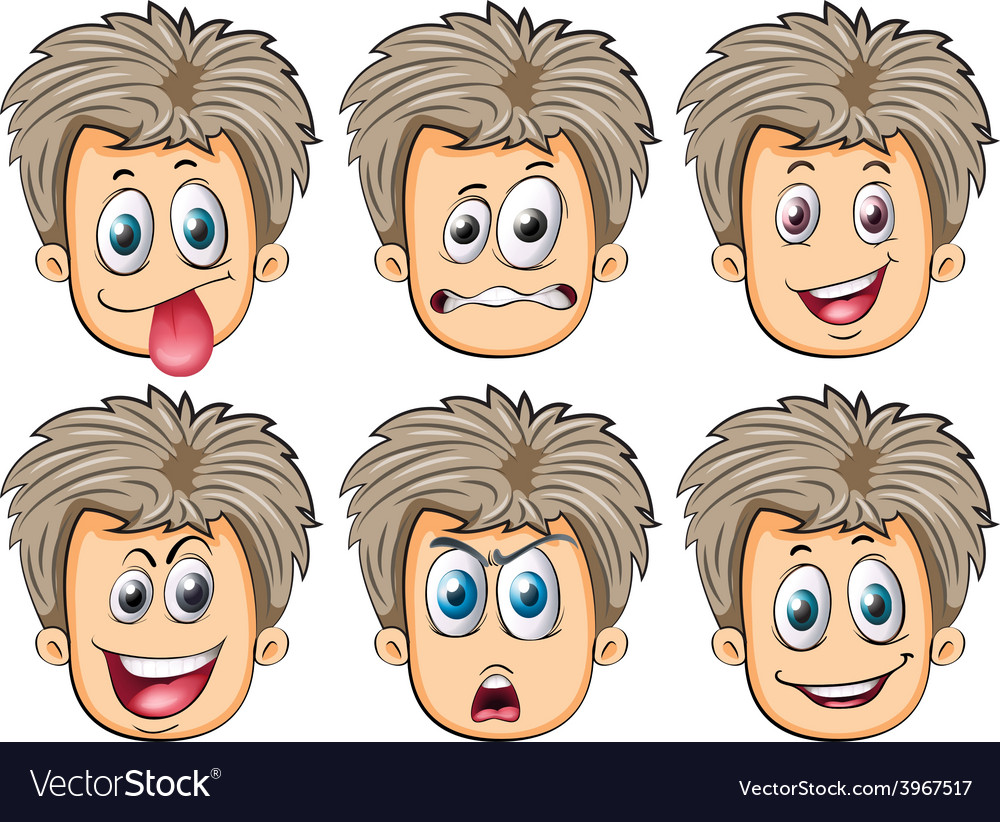 Faces Royalty Free Vector Image - VectorStock