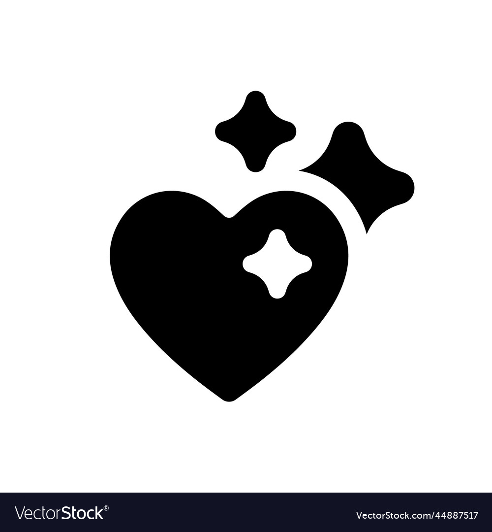 Glow love icon Royalty Free Vector Image - VectorStock