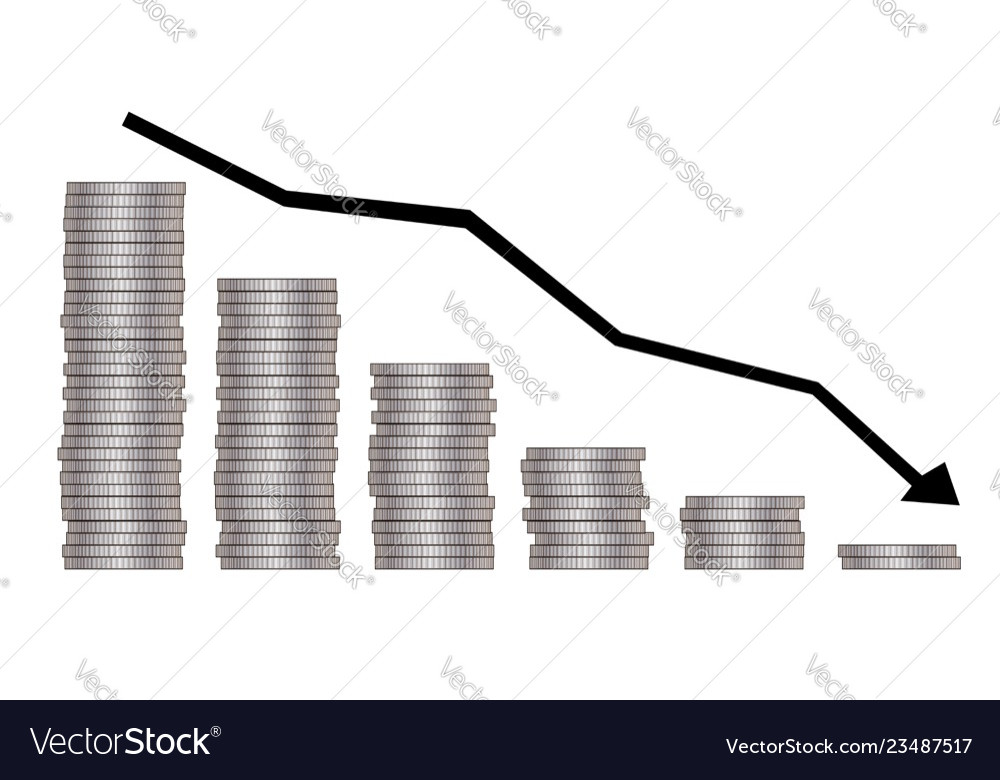 Going down Royalty Free Vector Image - VectorStock