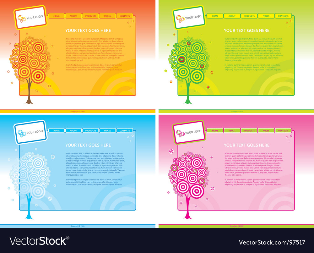Template backgrounds Royalty Free Vector Image