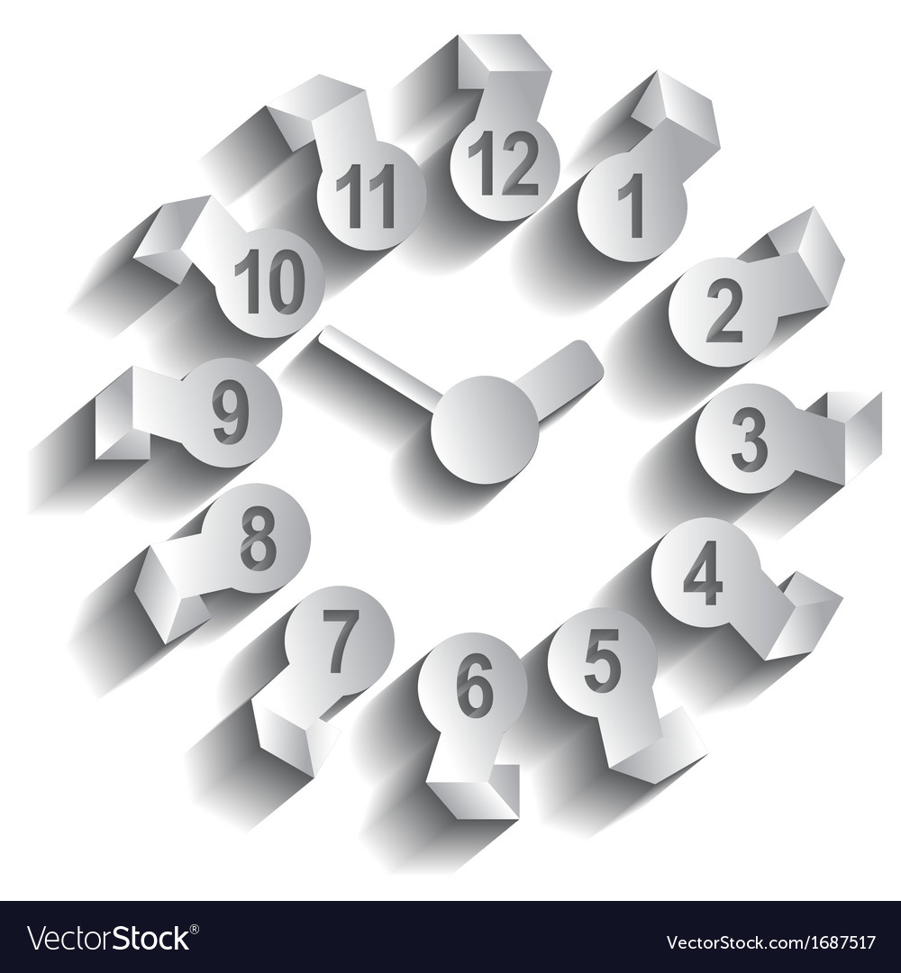 Wall clock Royalty Free Vector Image - VectorStock Wall clock Royalty Free Vector Image - VectorStock