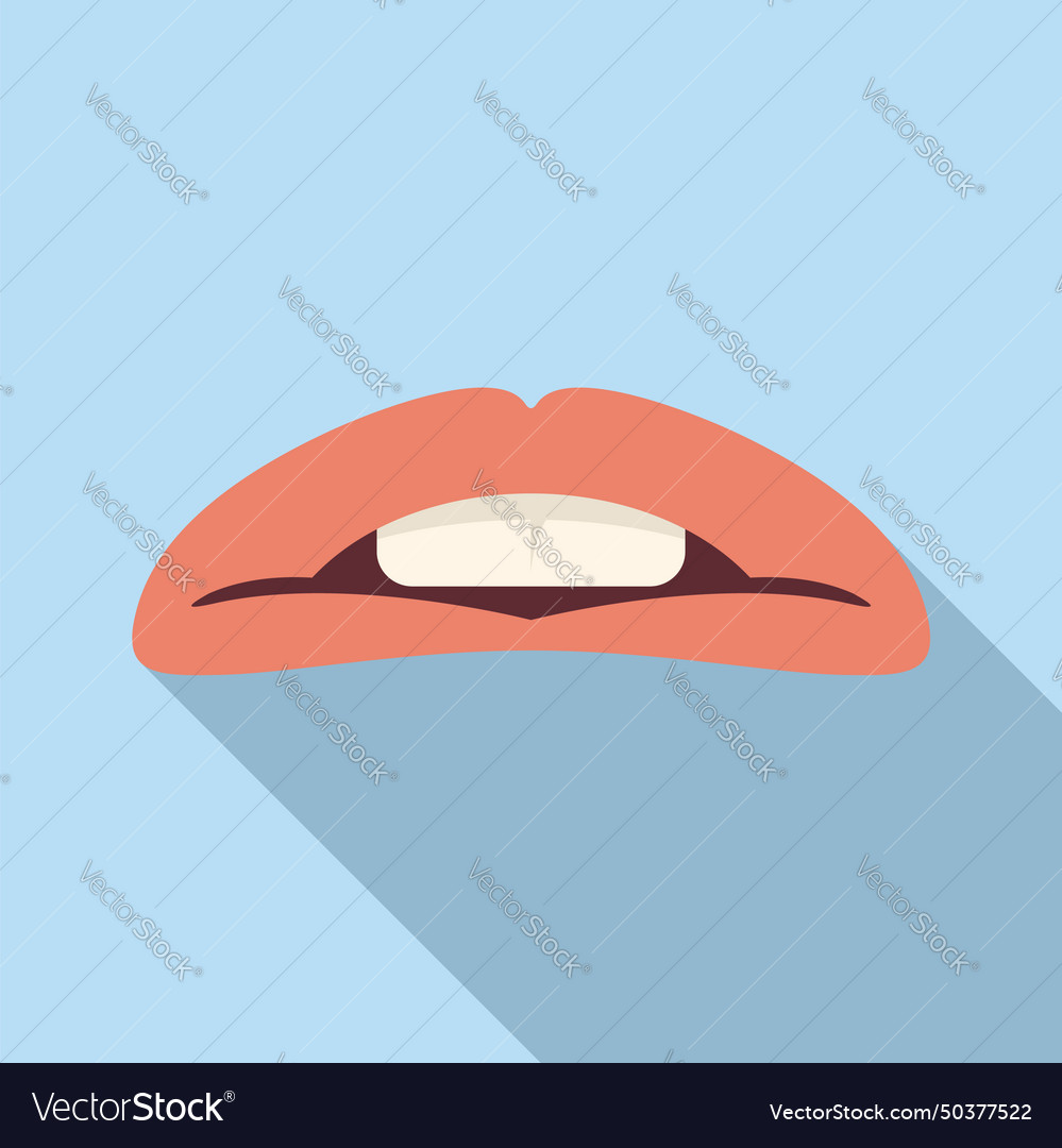Articulation development icon flat therapy Vector Image