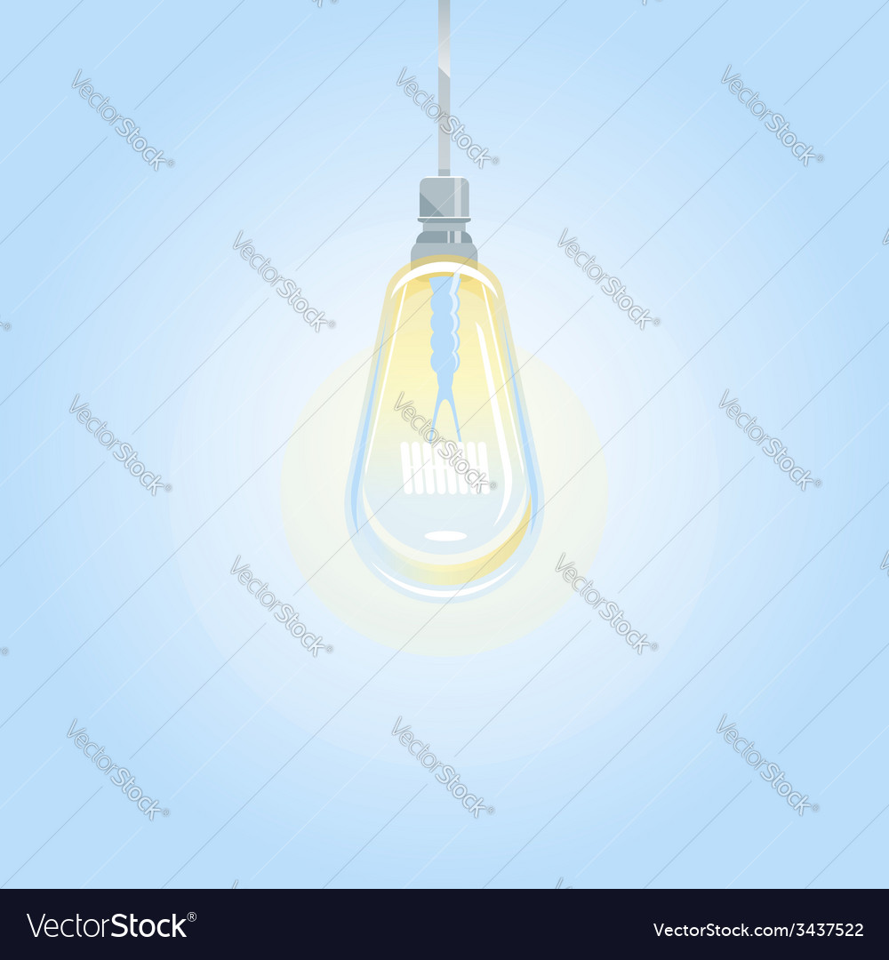Light bulb Royalty Free Vector Image - VectorStock